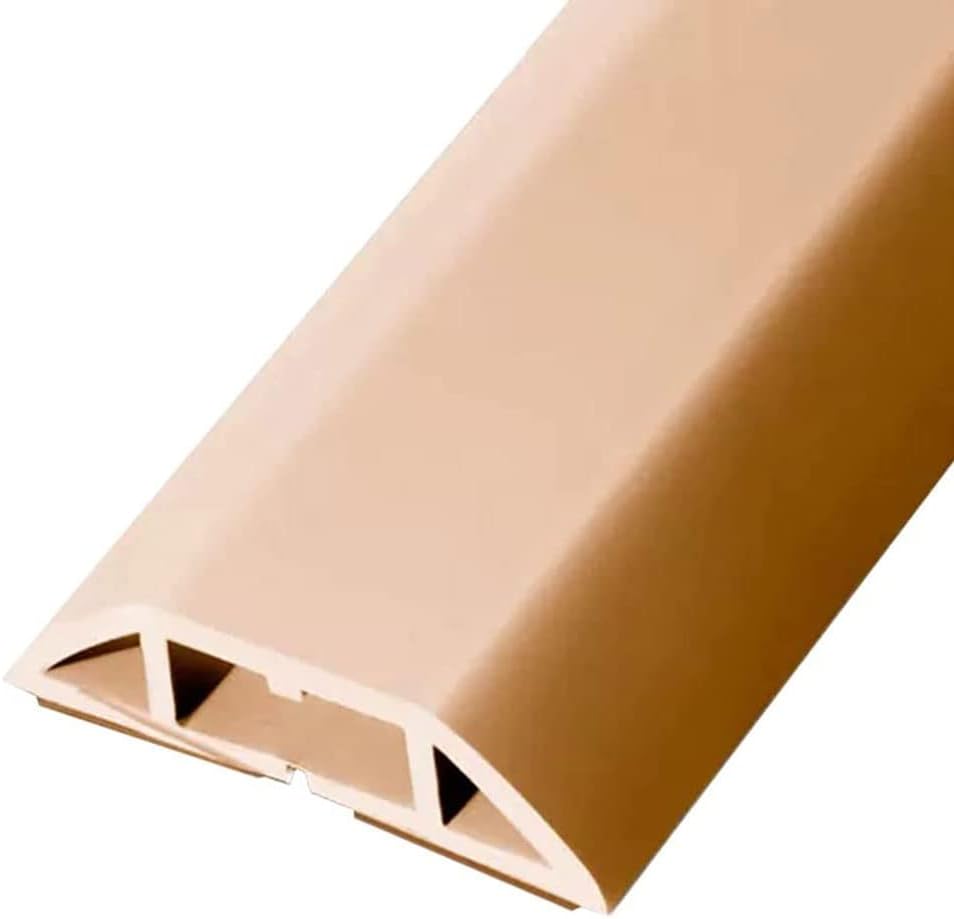 Amazon.com: GOBEAM Soft PVC Cord Cover Floor Trapezoidal Self-Adhesive ...