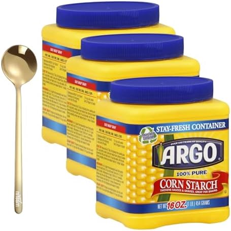Amazon.com: Argo 100% Pure Corn Starch, 16 Oz, Pack of 2 : Grocery ...