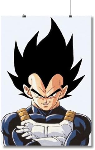 Vegeta | Dragon Ball Z Posters for Wall | A3 and A4 sizes | 400 GSM ...