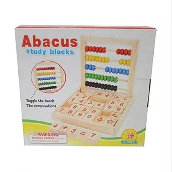 Buy Wooden Abacus Set, Educational Counting Toy for Kids and Adults ...