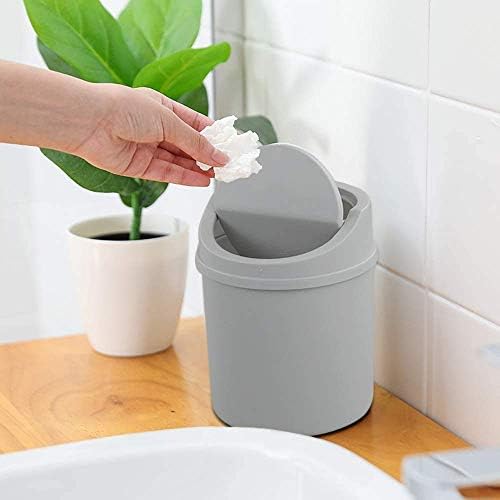 Plastic Waste Storage Garbage Press-Top Mini Dustbin With Lid For ...