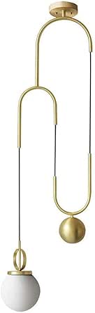 Modern - Simple Lifting White Glass Diffuser Single Head Decorative ...