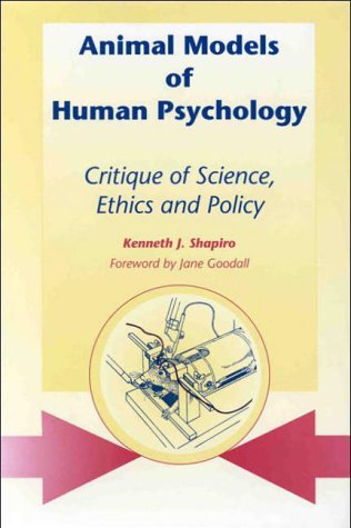 Amazon.com: Animal Models of Human Psychology: Critique of Science ...