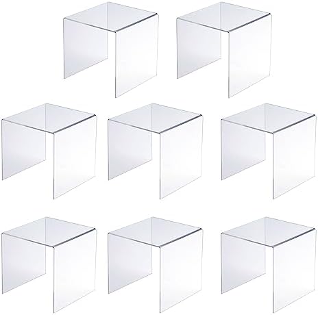 Amazon.com: CLAY TONIC Claytonic 8-PC Durable Clear Acrylic Display ...
