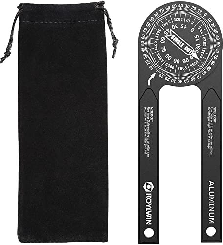 Roylvan Miter Saw Protractor, Aluminum Construction Protractors Angle ...