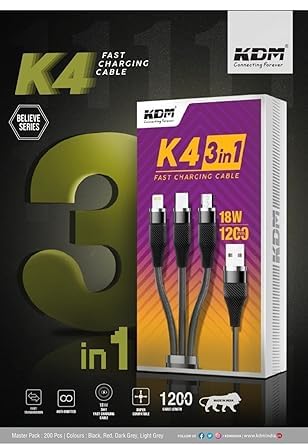 Shiv Adnya Fast Chaging Cable KDM (USB CABLE) For Android, Los And C ...