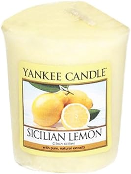 Yankee Candle Sicilian Lemon Votive/Sampler : Amazon.co.uk: Home & Kitchen