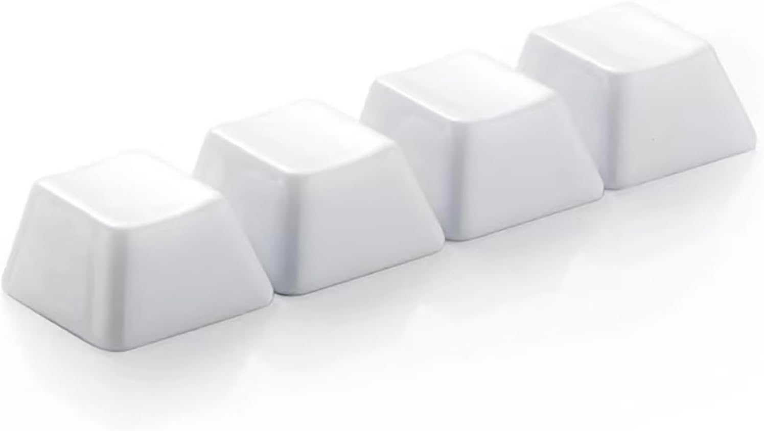 Amazon.com: Ceramic Keycaps -4Keys White Custom DIY Keyboard Keycap Set ...