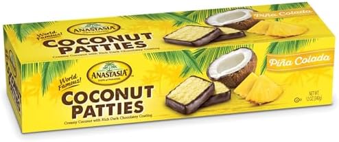 Amazon.com : Coconut Patties, Chocolate, Anastasia Coconut Pina Colada ...