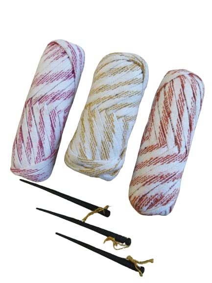 Pyjama Nada Flat Dori String with Needle (Pack of 3) ,100% Cotton ,Pure ...