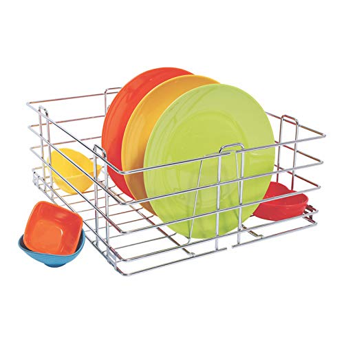 RAB Kitchen Basket Stainless Steel Thali Organizer Tray Holder Rack for ...