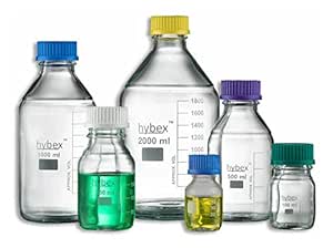 hybex Media Storage Bottles, 250ml, GL45 White Caps 10/pk : Amazon.in ...