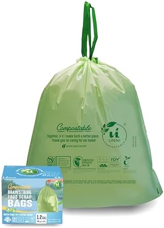 Amazon.com: Primode Compostable Bags, 2.6 Gallon Food Scraps Yard Waste ...