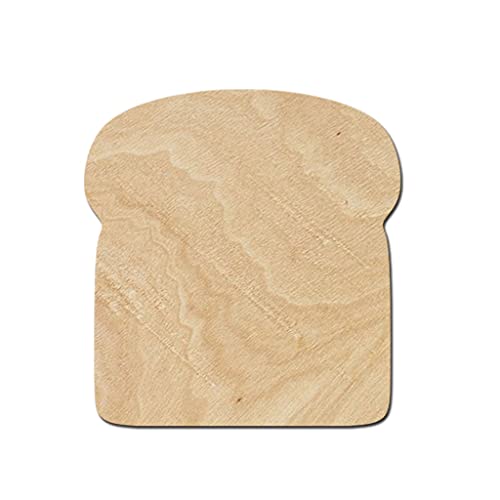 Amazon.com: Bread Wood Cutouts for crafts, Laser Cut Wood Shapes 5mm ...