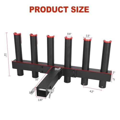 Snapklik.com : Sidasu Hitch Fishing Rod Holder For Truck,Stainless ...