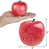 Amazon.com: Cllayees Fake Fruit Artificial Apples, Set of 6 Decorative ...