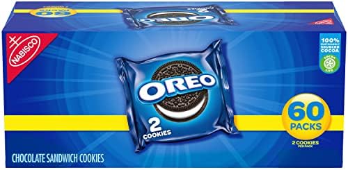 Amazon.com: OREO Chocolate Sandwich Cookies, 20 Snack Packs (2 Cookies ...
