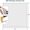 Augblinds 2 Sets Window Screen Frame Kit, 5/16 in x 3/5 in x 46 Inch ...