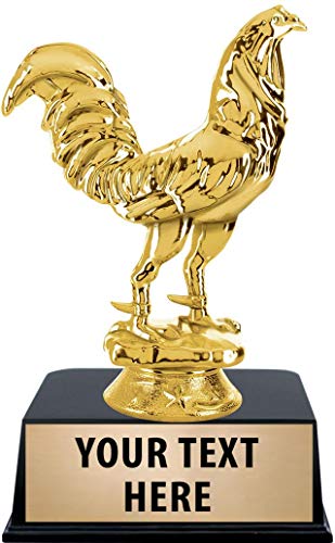 Buy Crown Awards Fighting Rooster Trophies with Custom Engraving, 6 ...
