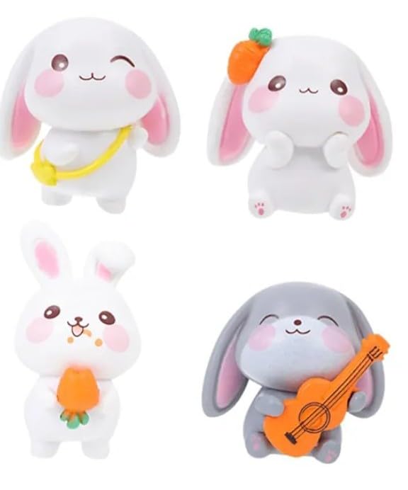 Buy VRB DecTM 4 Pcs Rabbit Miniature Decor Items Set for Unique Gift ...