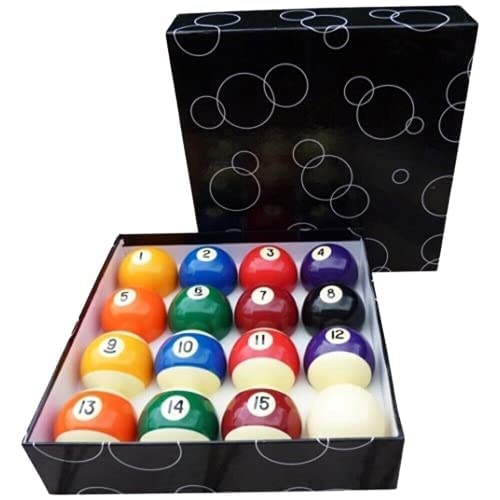 American Pool Table Ball Set Big Size -16 Balls : Amazon.in: Toys & Games