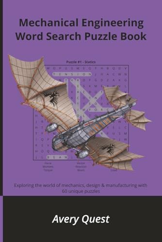 Mechanical Engineering Word Search Puzzle Book: Exploring the world of ...