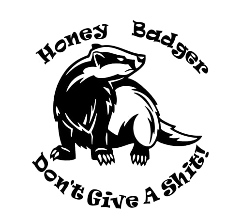 Honey Badger Decal