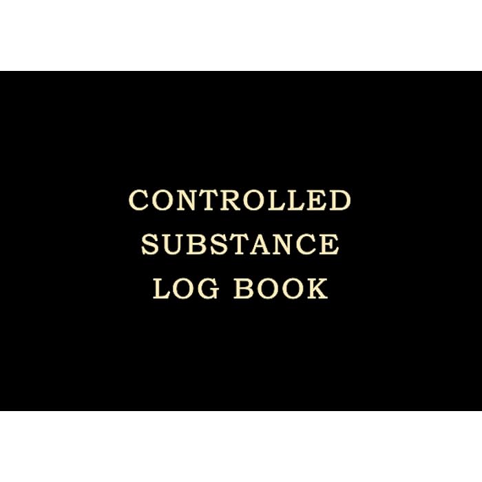 Buy Controlled Substance Logbook: A5 Restricted Drug Record | Control ...