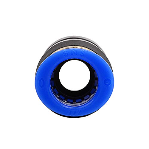 Snapklik.com : SNS SPU-1/2 1/2 Tube OD Plastic Straight Union Pipe Tube ...