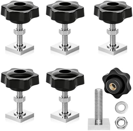 Pack of 6 T Nut Screws, Slot Nuts M8 Stainless Steel Thule Roof Box ...