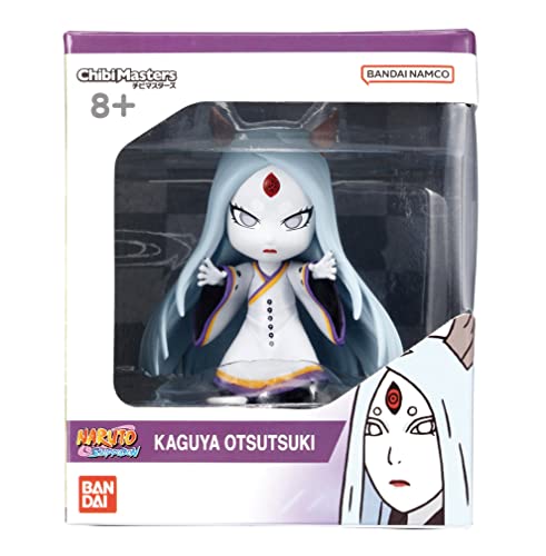 Chibi Masters Bandai Kaguya tsutsuki Anime Figure | 8cm Anime Merch ...