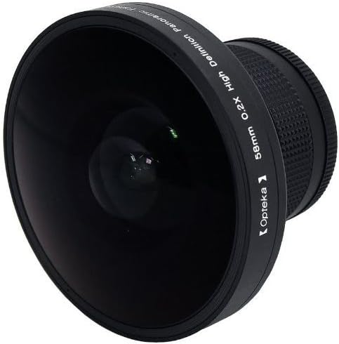 Opteka Platinum Series 0.2X HD Panoramic "Vortex" Fisheye Lens for Sony ...