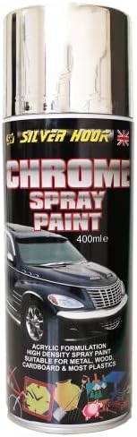 AHS Chrome Effect Spray Paint 400ML - Quick Drying Long Lasting Paints ...