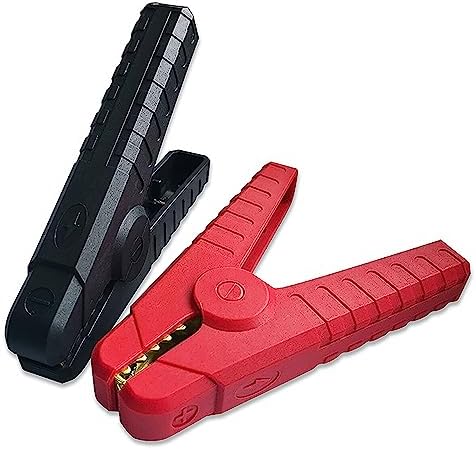 Lewttyer 200A Car Battery Copper Alligator Clips for Jump Leads Large ...