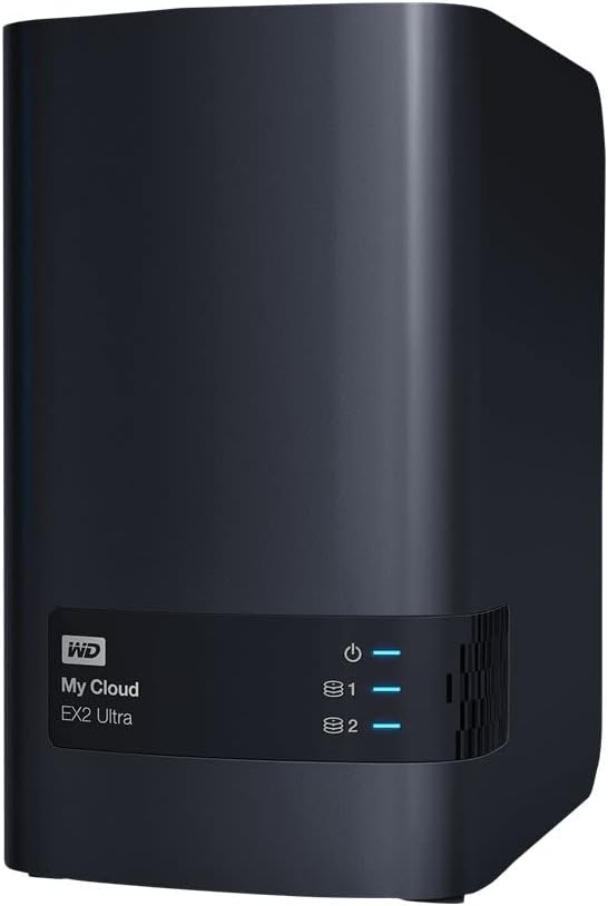 WD 8TB My Cloud EX2 Ultra 2-bay NAS - Network Attached Storage RAID ...