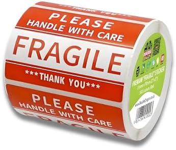 320 Caution Heavy Package Over 15kg Labels for Packing Boxes - 3x2 FBA ...