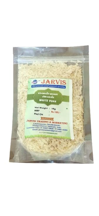 Jarvis White Poha Packet Of 1 kg : Amazon.in: Grocery & Gourmet Foods