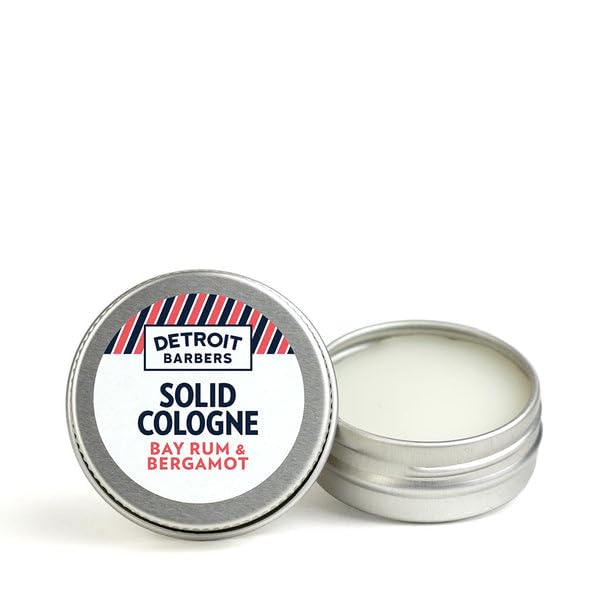 Amazon.com : DETROIT BARBERS Solid Cologne for Men - Long Lasting Fragrance - .5oz - Travel Size ...