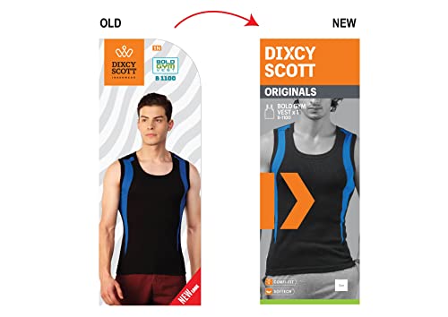 Buy Dixcy Scott Men's Innerwear Regulart Fit Solid Vest (Pack of 2) (K1 ...