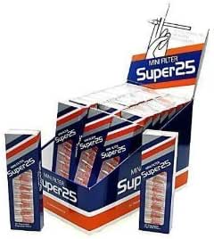 CIGARETTE MINI FILTERS SUPER 25 FULL BOX = (36 X 10 FILTER PACK ...