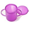 TalkTools Recessed Lid Cup with Handles - 2 Lids Included for Cup or ...