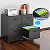Amazon.com: Polup 2 Drawer File Cabinet on Wheels, Mobile Two Drawer ...