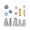 Amazon.com: Small Piping Tips for Writing Detail,Icing Tips for Cookie ...