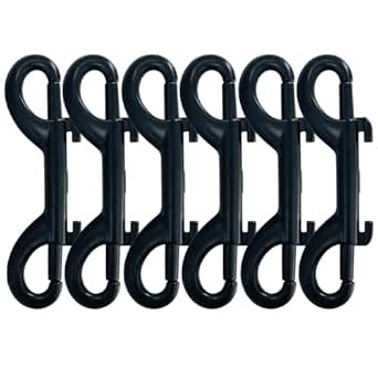 Amazon.com: Sutekus Bolt Snaps Double Ended Hooks 3.5" Zinc Alloy ...