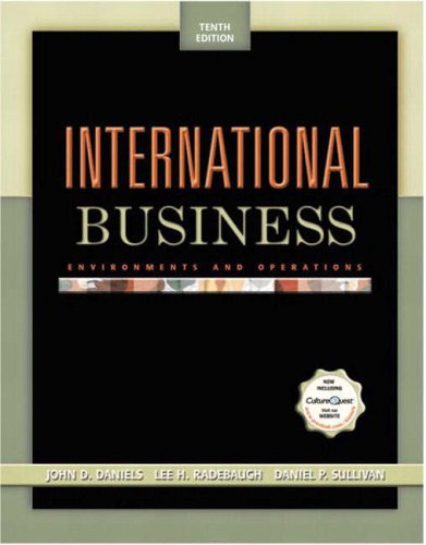 International Business, Pearson International Edition:Environments ...