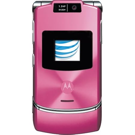 Amazon.com: Motorola RAZR V3xx J Phone, Pink (AT&T) : Cell Phones ...