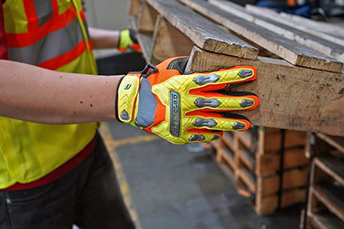 Snapklik.com : Command Impact Work Gloves, Touch Screen, Conductive ...