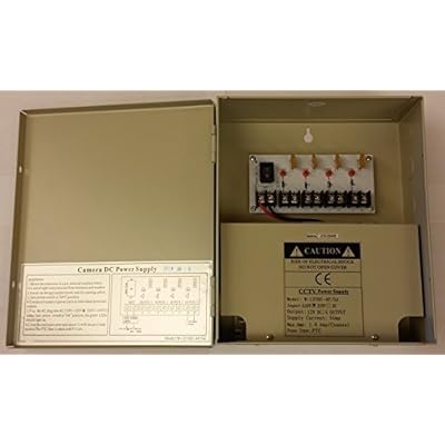 Compact 4 Port CCTV Power Supply Box with PTC Fuse - Chile | Ubuy