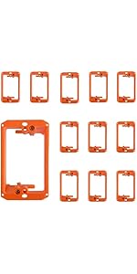 5 Pack Low Voltage Mounting Brackets 1 Gang for Drywall Outlet Cable ...