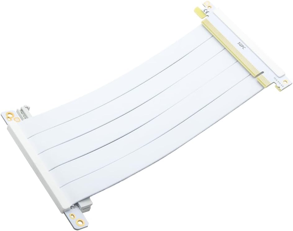 Amazon.com: SGPC PCIe 4.0 X16 Riser Cable/Dual Reverse Connectors/for ...